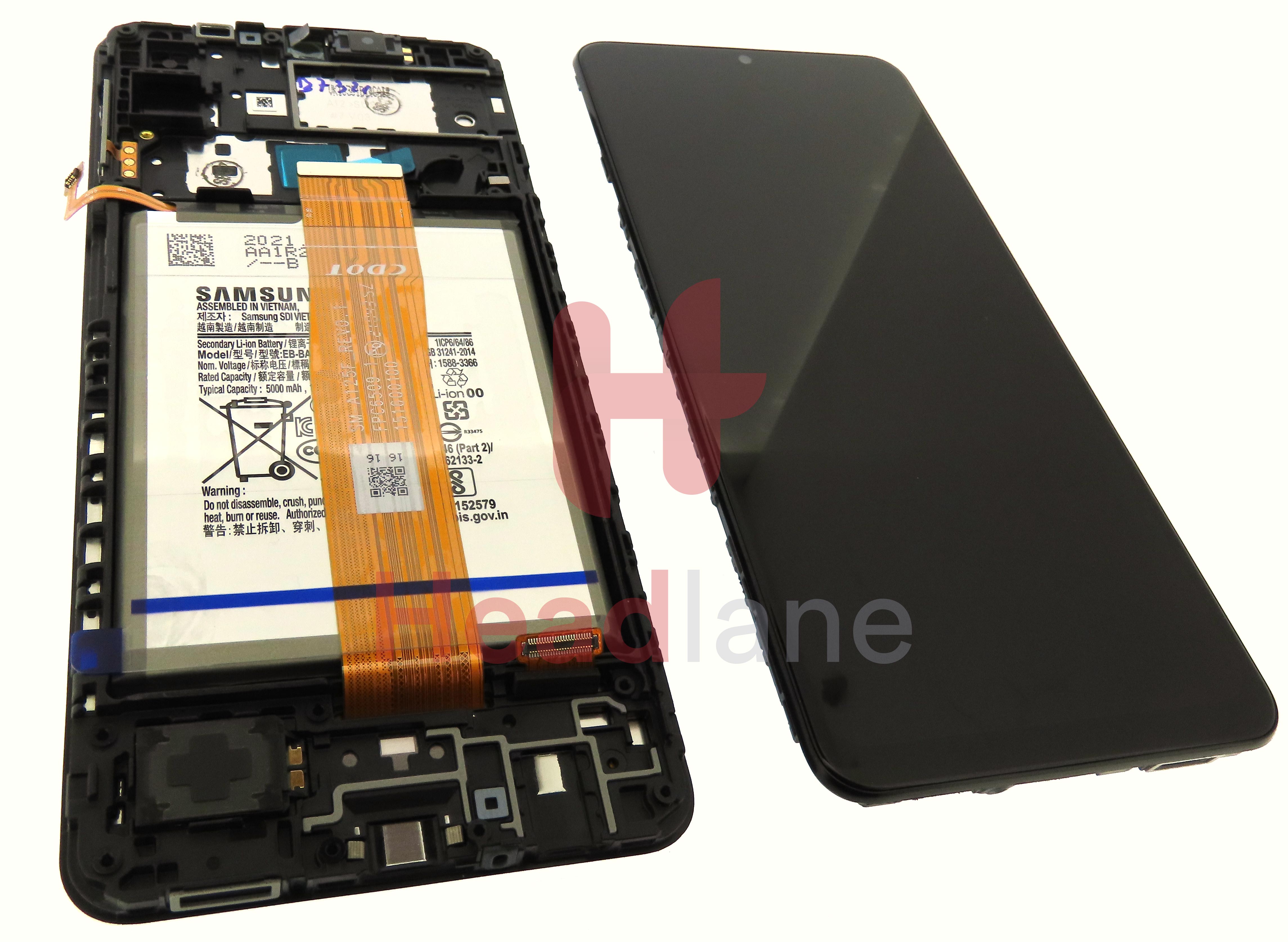 Samsung SM-A125 Galaxy A12 LCD Display / Screen + Touch + Battery - GH82-24708A